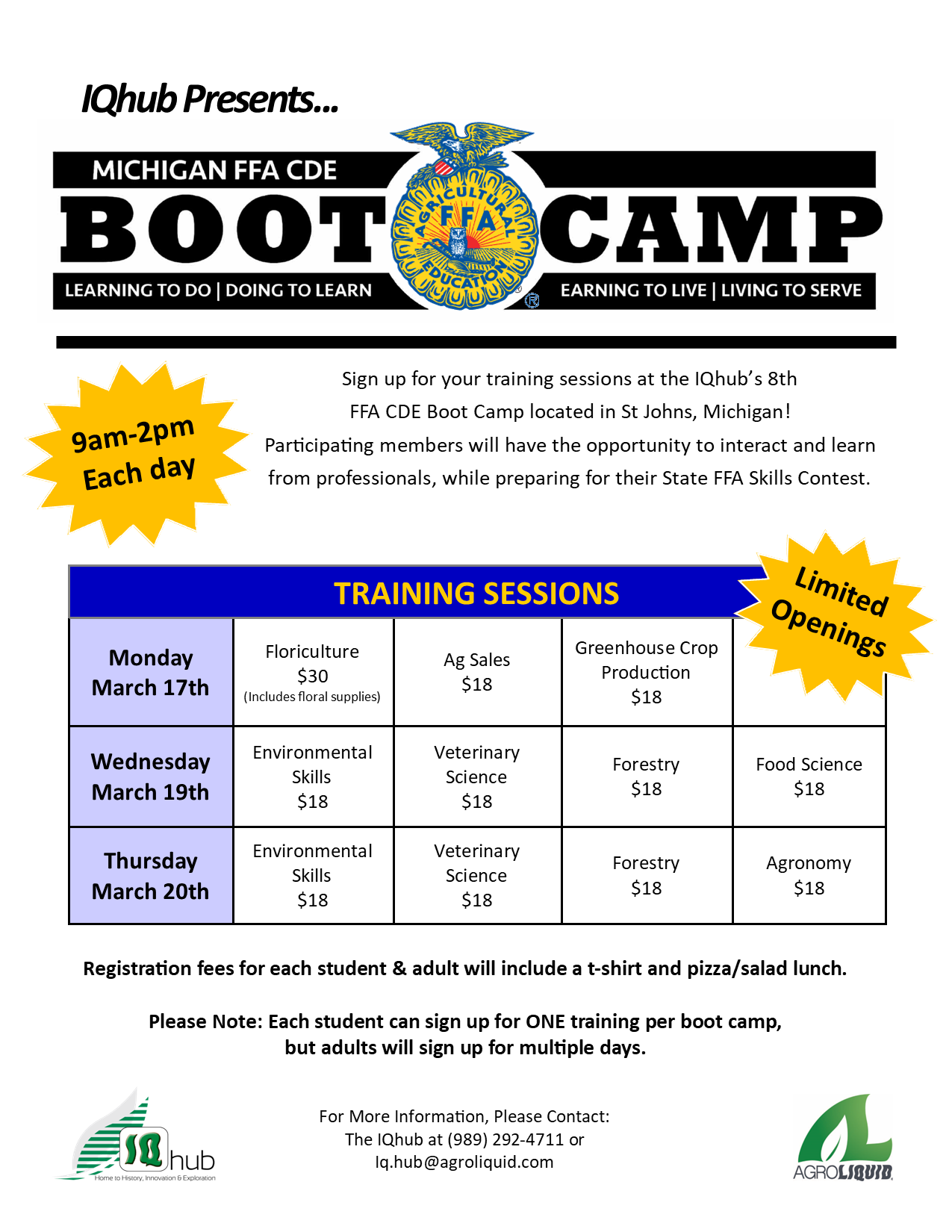 FFA CDE Boot Camp - IQhub